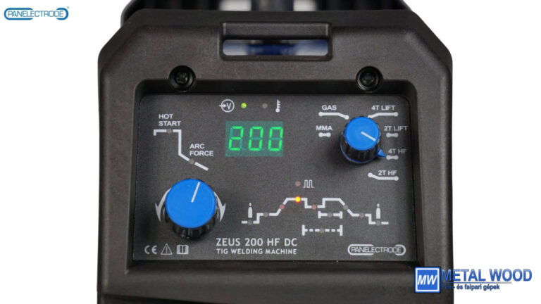 Panelelectrode ZEUS 200 HF DC inverteres hegesztőgép - Metalwood Webshop